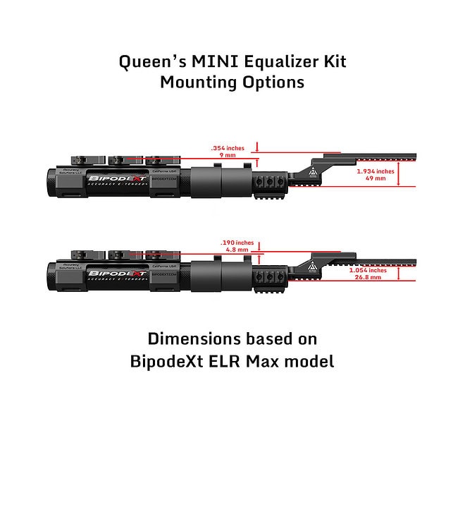 The Queen's MINI Equalizer Kit for BipodeXt - Accuracy Solutions