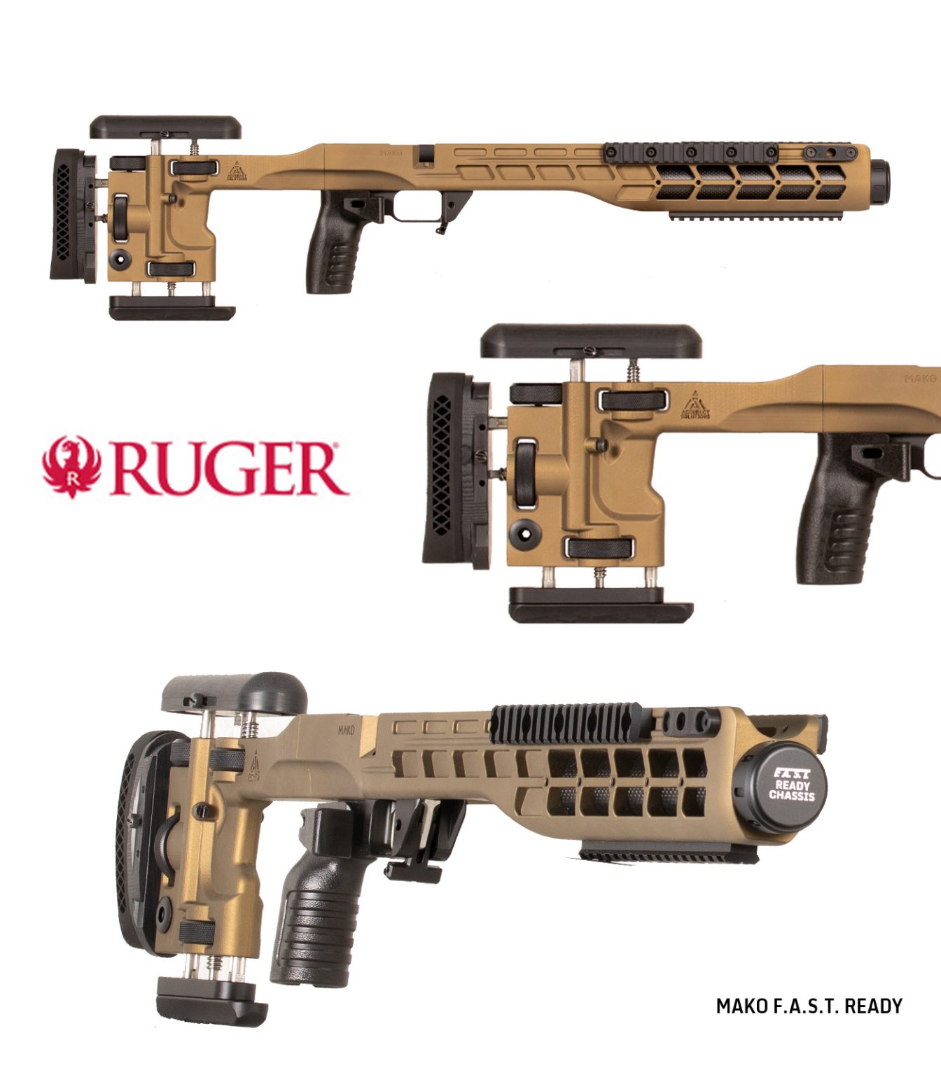 Chassis for Ruger 10-22 Rim Fire Action - Accuracy Solutions